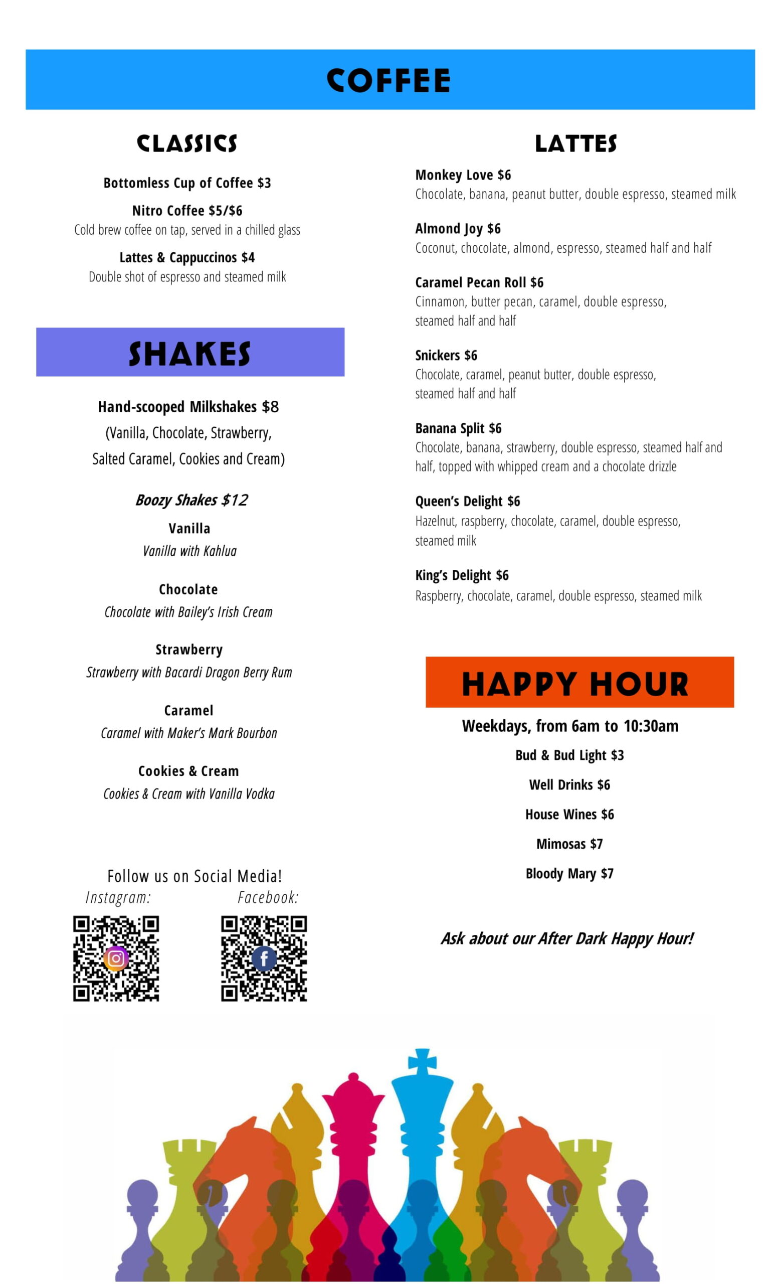 Daytime Beverages - Kingside Diner