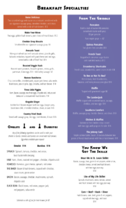 Breakfast & Lunch - Kingside Diner