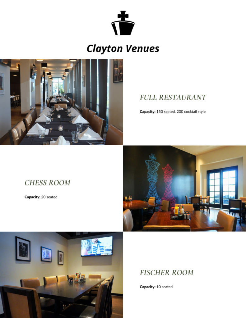 Catering & Private Events Menus - Kingside Diner